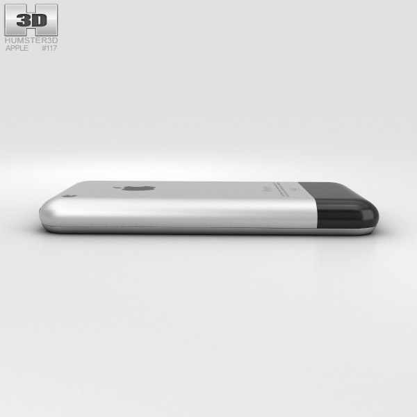 Apple iPhone (1st gen) Black 3D model - Download Phones on 3DModels.org