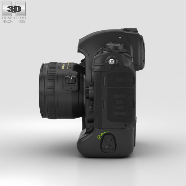 Cámara Profesional Nikon D3S Modelo 3D - Descargar Cámara fotográfica ...