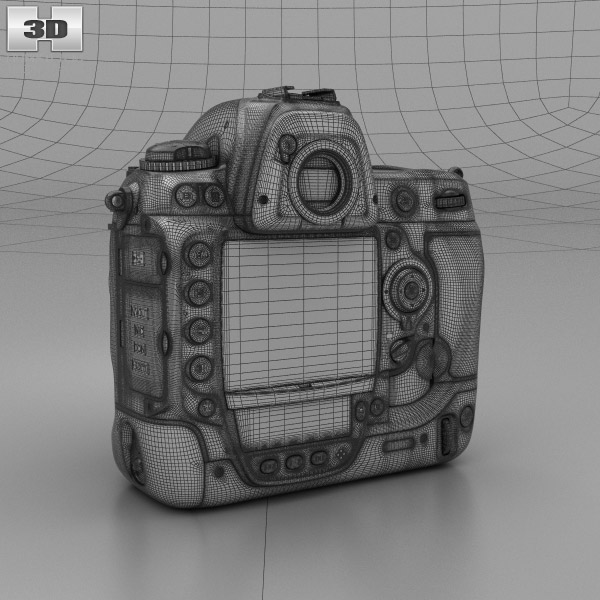 Cámara Profesional Nikon D3S Modelo 3D - Descargar Cámara fotográfica ...
