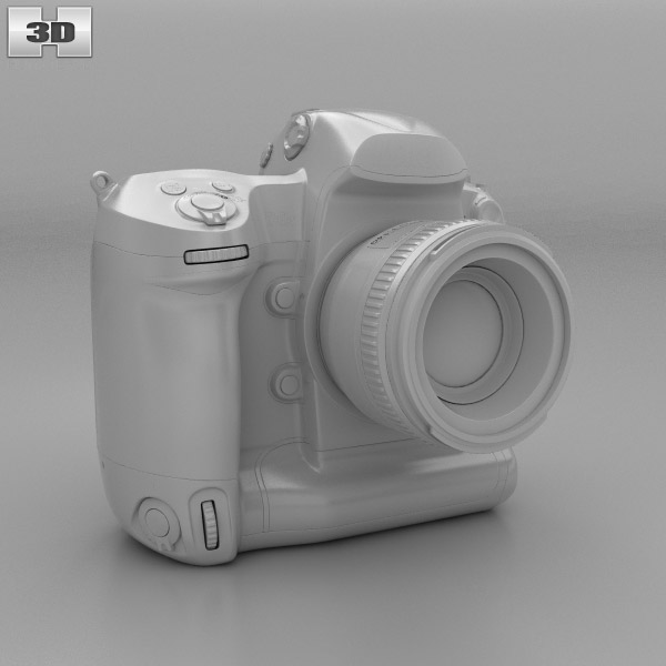 Cámara Profesional Nikon D3S Modelo 3D - Descargar Cámara fotográfica ...