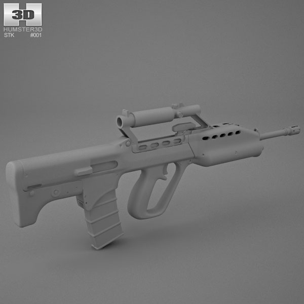 SAR 21 3D model - Download Assault rifle on 3DModels.org
