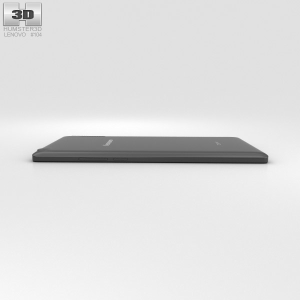 Lenovo Tab 2 A8 Ebony 3D model - Download Tablet on 3DModels.org
