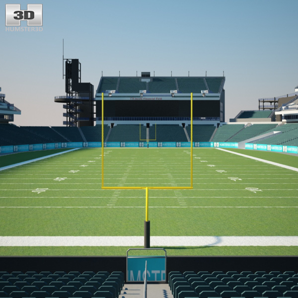 Lincoln Financial Field 3D model - Download Stadium on 3DModels.org