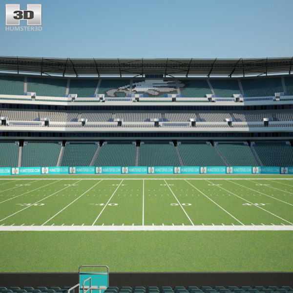Lincoln Financial Field 3D model - Download Stadium on 3DModels.org