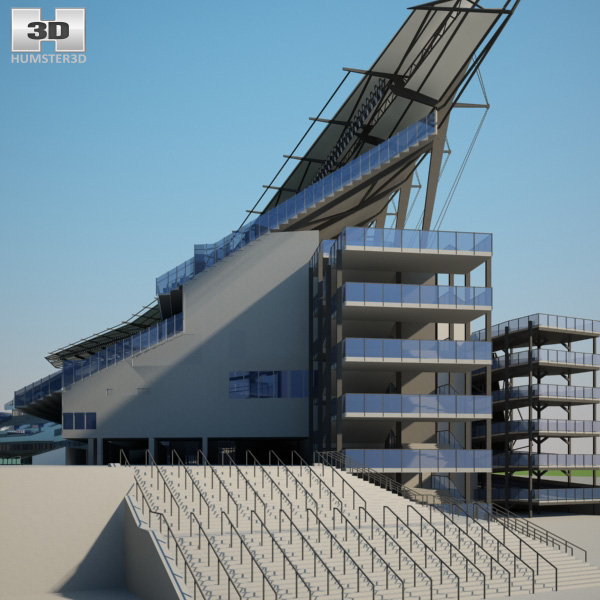 Lincoln Financial Field 3D model - Download Stadium on 3DModels.org