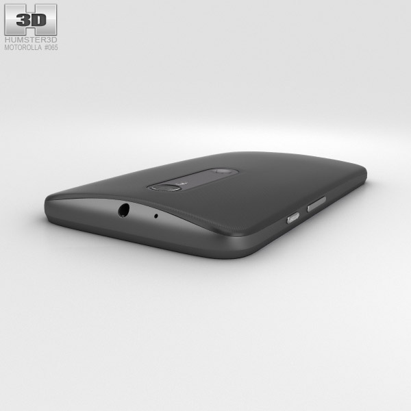 Motorola Moto G (3rd Gen) Black 3D model - Download Phones on 3DModels.org