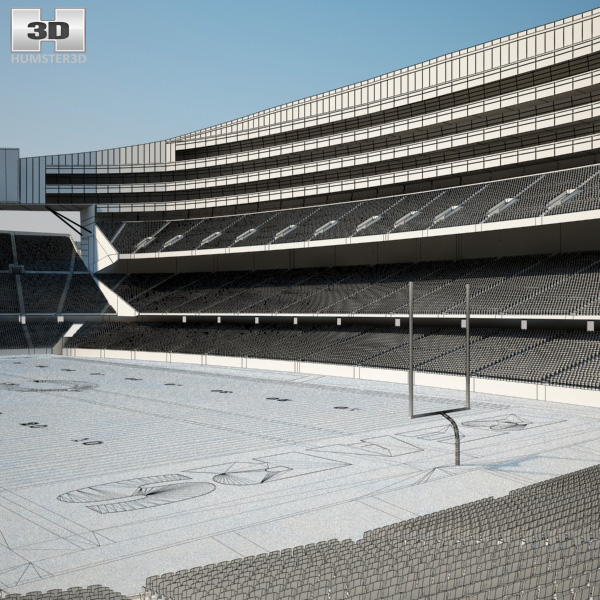 Soldier Field 3D model - Download Stadium on 3DModels.org