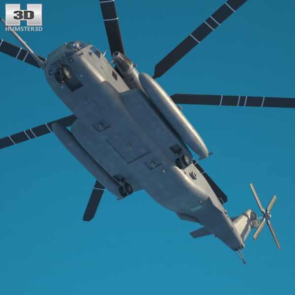 Sikorsky CH-53E Super Stallion 3D model - Download Helicopter on ...