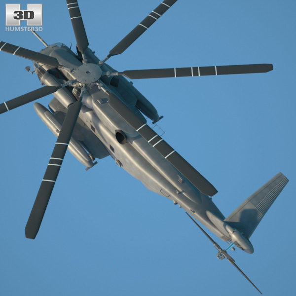 Sikorsky CH-53E Super Stallion 3D model - Download Helicopter on ...