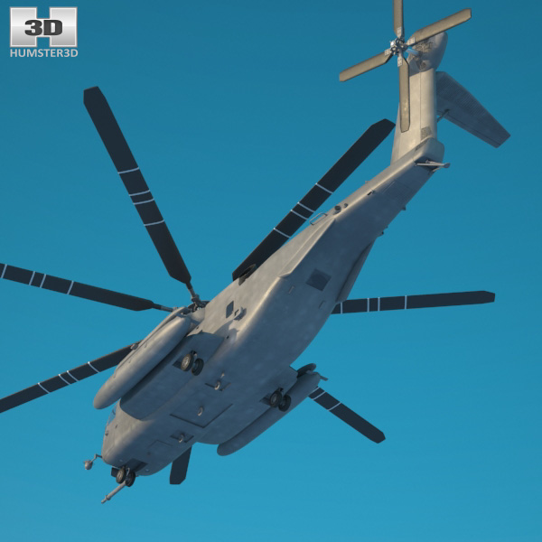 Sikorsky CH-53E Super Stallion 3D model - Download Helicopter on ...