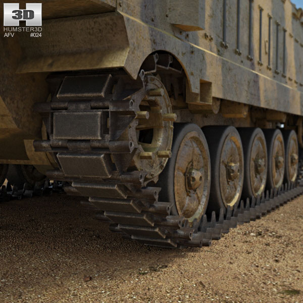 AMX-10P 3D model - Download Fighting Vehicle on 3DModels.org