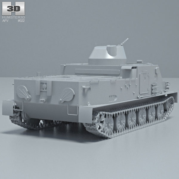 OT-62 TOPAS Vehículo Blindado Anfibio Modelo 3D - Descargar Vehículo de ...