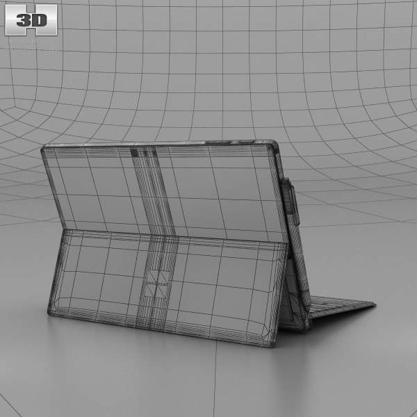 Microsoft Surface Pro 4 Rojo Modelo 3D - Descargar Tableta on 3DModels.org