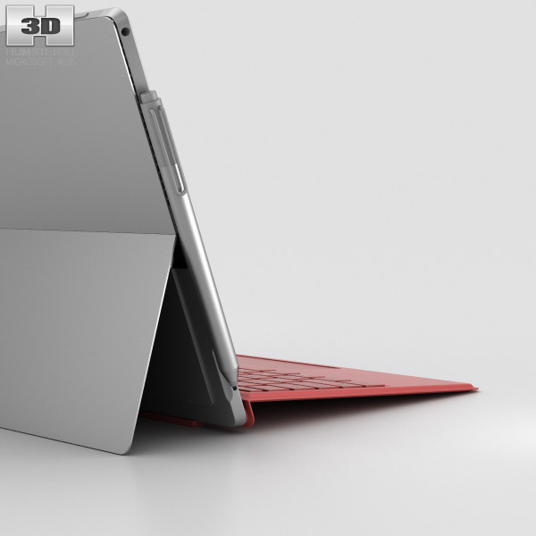 Microsoft Surface Pro 4 Red 3D model - Download Tablet on 3DModels.org