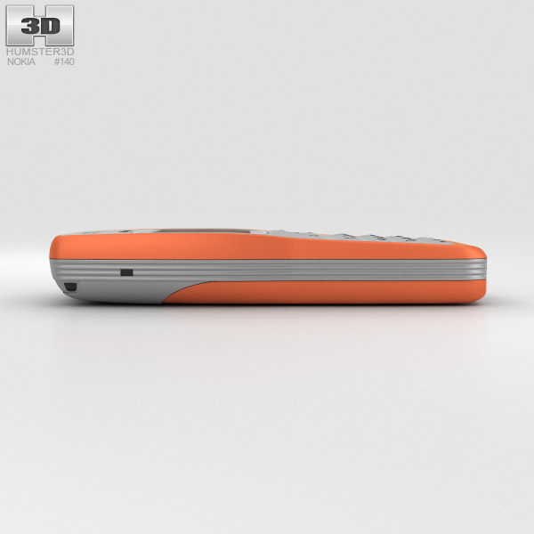 Nokia 1100 Orange Modelo 3D - Descargar Teléfonos on 3DModels.org