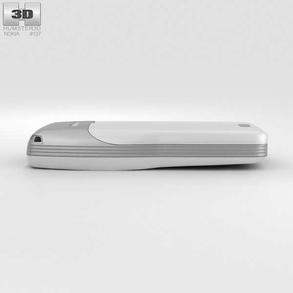 Nokia 1100 White 3D model - Download Phones on 3DModels.org