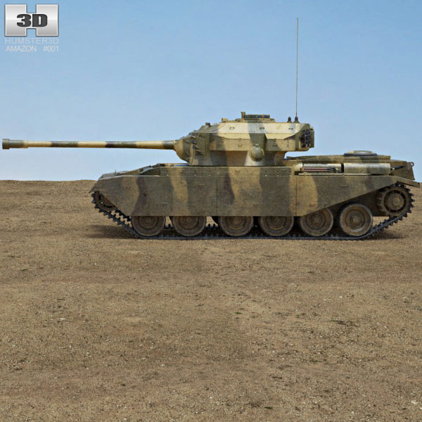 Centurion Tank 3D model - Download Tank on 3DModels.org