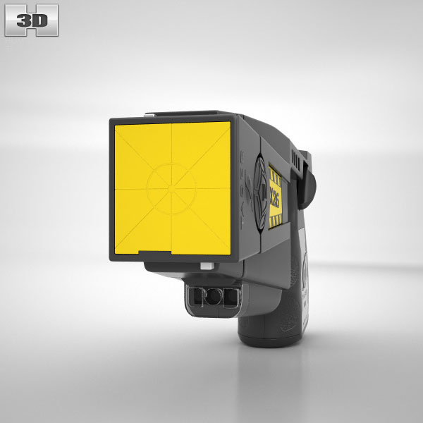 Police issue X26 Taser 3D model - Download Pistol on 3DModels.org