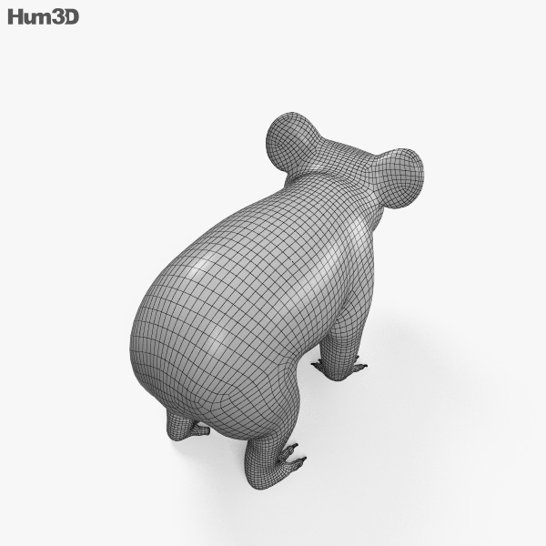 Koala 3D model - Download Mammals on 3DModels.org