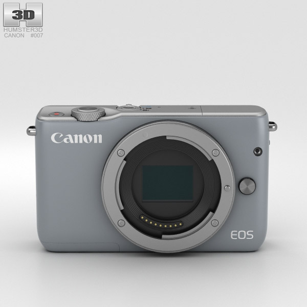 Canon EOS M10 Gray 3D model - Download Photo camera on 3DModels.org
