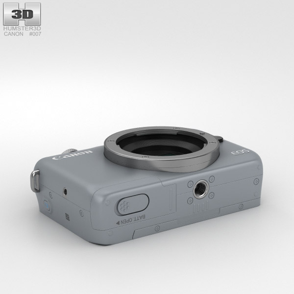 Canon EOS M10 Gray 3D model - Download Photo camera on 3DModels.org