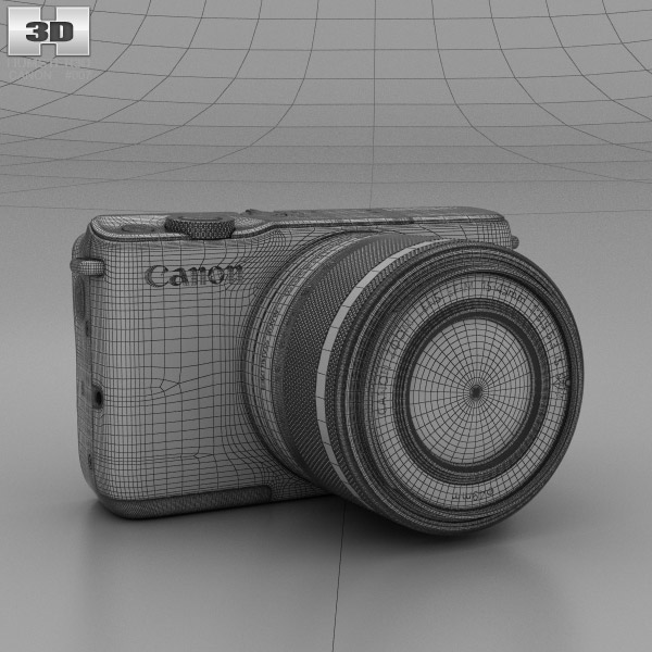 Canon EOS M10 Gray 3D model - Download Photo camera on 3DModels.org
