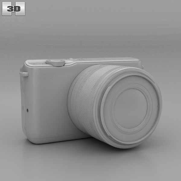 Canon EOS M10 Gray 3D model - Download Photo camera on 3DModels.org