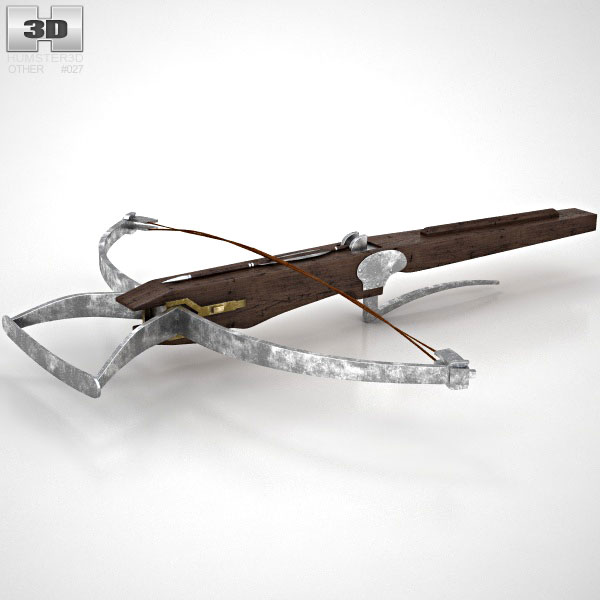 Crossbow 3D model - Download Bladed Weapon on 3DModels.org