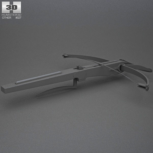 Crossbow 3D model - Download Bladed Weapon on 3DModels.org