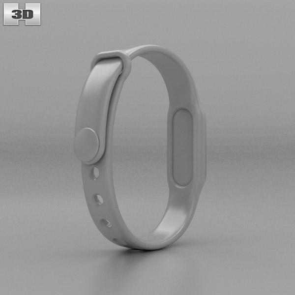 Xiaomi Mi Band Red 3D model - Download Electronic Accessories on ...