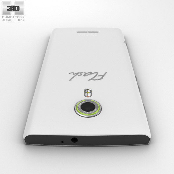 Alcatel Flash 2 Mica White 3D model - Download Phones on 3DModels.org