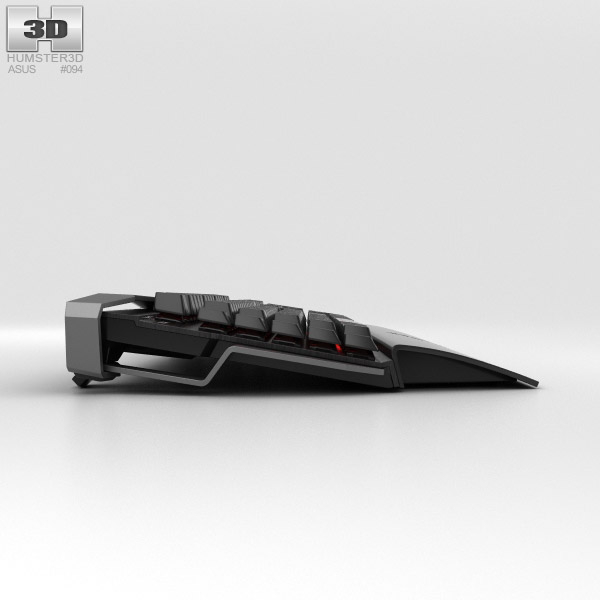 Asus ROG GK2000 Keyboard 3D model - Download Computer Accessories on ...