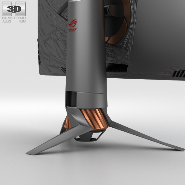 Asus ROG PG348Q Monitor 3D model - Download Computer monitor on ...
