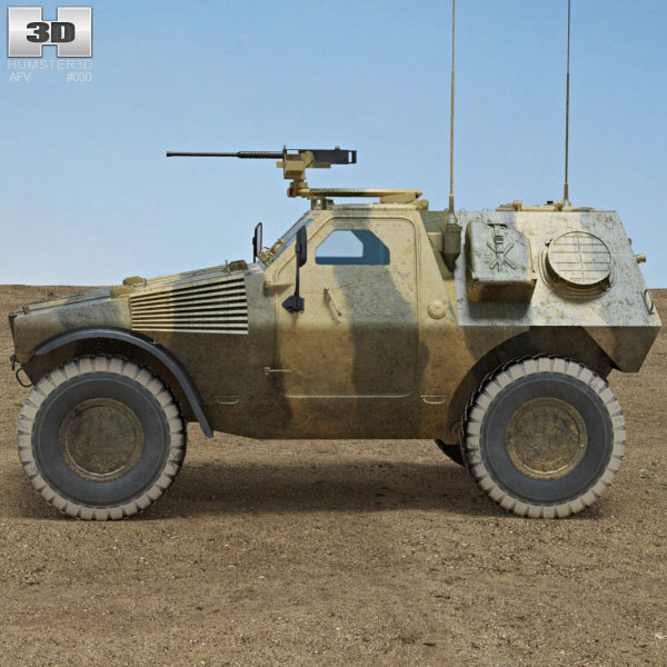 Panhard VBL 3D model - Download Fighting Vehicle on 3DModels.org