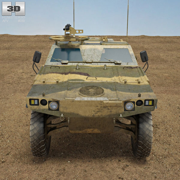 Panhard VBL 3D model - Download Fighting Vehicle on 3DModels.org