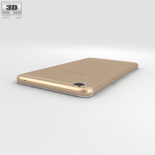 Oppo R9 Plus Gold 3D model - Download Phones on 3DModels.org