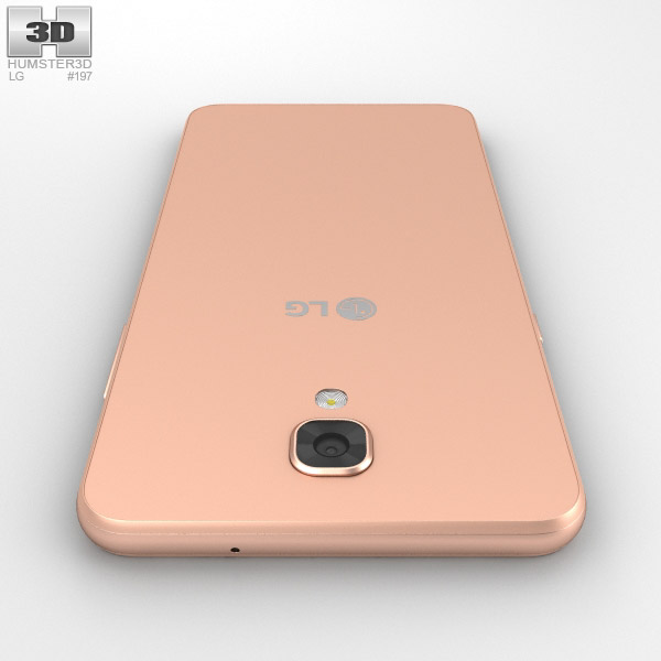 LG X Screen en Oro Rosa Modelo 3D - Descargar Teléfonos on 3DModels.org