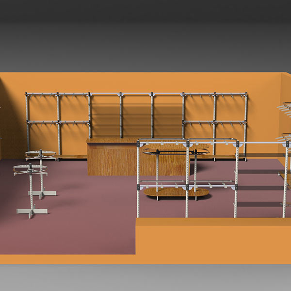 Clothing store Download Free 3D models