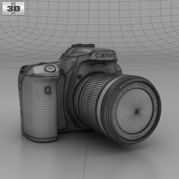 Canon EOS 70D 3D model - Download Photo camera on 3DModels.org