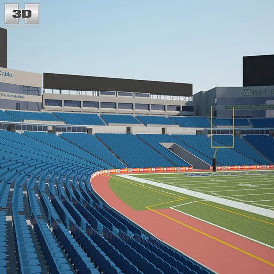 American football stadium 3D Models Download - 3DModels.org