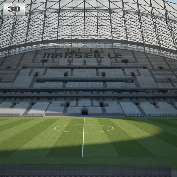 Stade Velodrome 3D model - Download Stadium on 3DModels.org