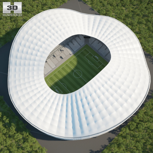 Stade Velodrome 3D model - Download Stadium on 3DModels.org