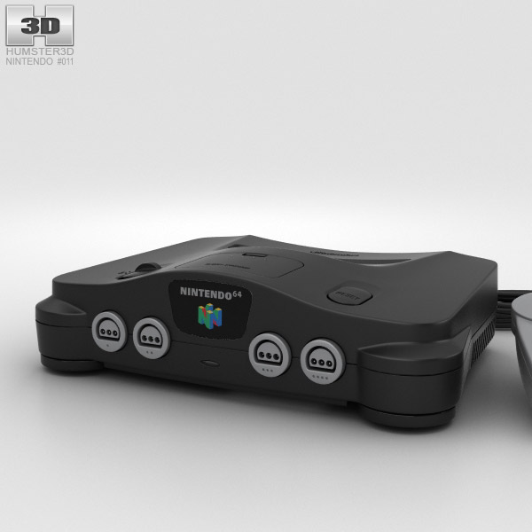 Nintendo 64 con Mando Modelo 3D - Descargar Consola de juegos activado ...