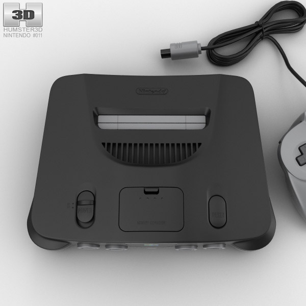 Nintendo 64 con Mando Modelo 3D - Descargar Consola de juegos activado ...