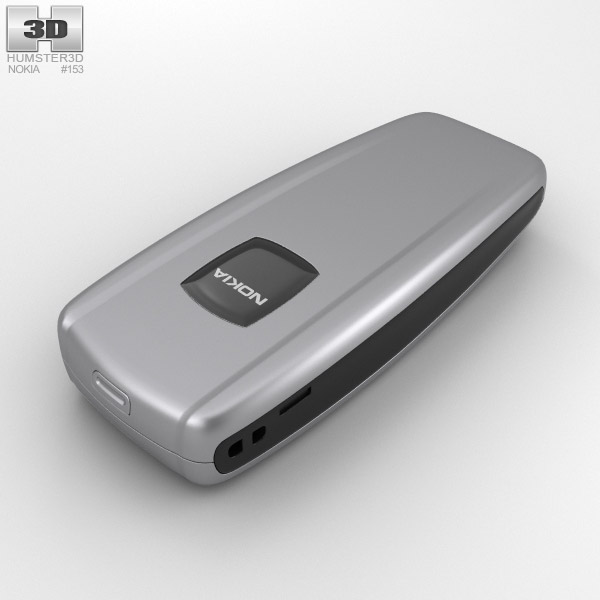 Nokia 2600 Iron Blue 3D 모델 - 다운로드 전화 on 3DModels.org