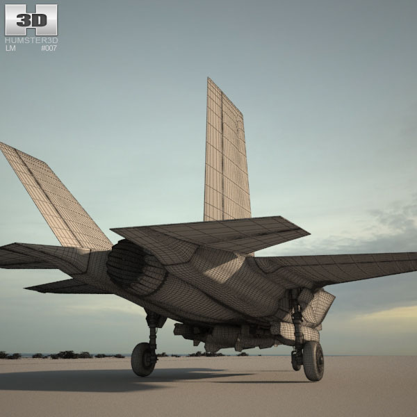 Lockheed Martin F-35 Lightning II 3D model - Download Fighter on ...