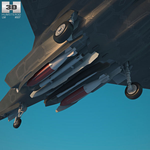 Lockheed Martin F-35 Lightning II 3D model - Download Fighter on ...