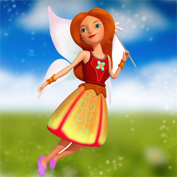 Fairy Character low poly Download Free 3D models