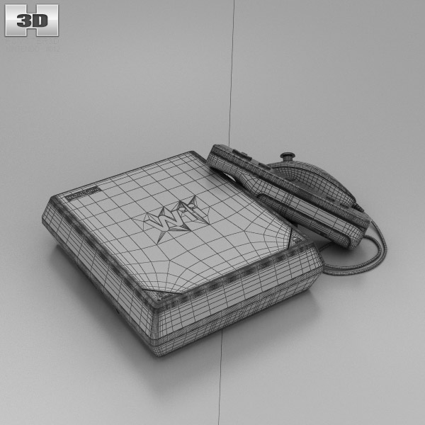 Nintendo Wii Mini 3D model - Download Game Console on 3DModels.org