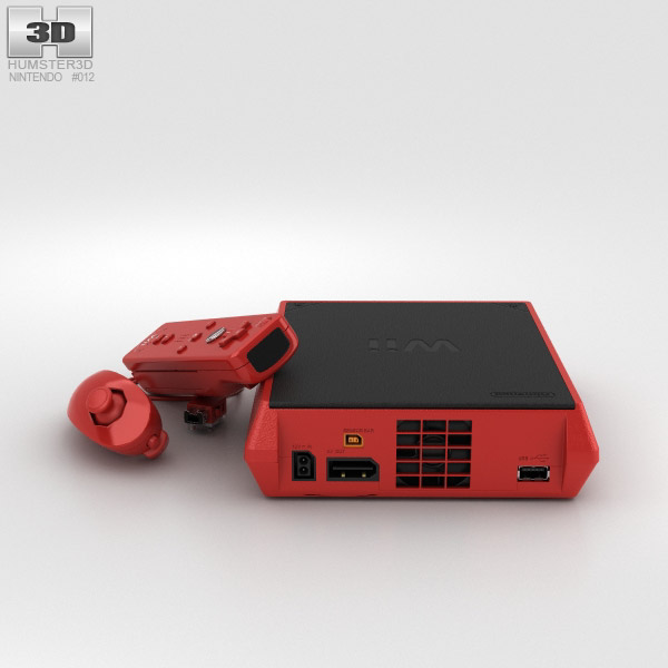 Nintendo Wii Mini 3D model - Download Game Console on 3DModels.org